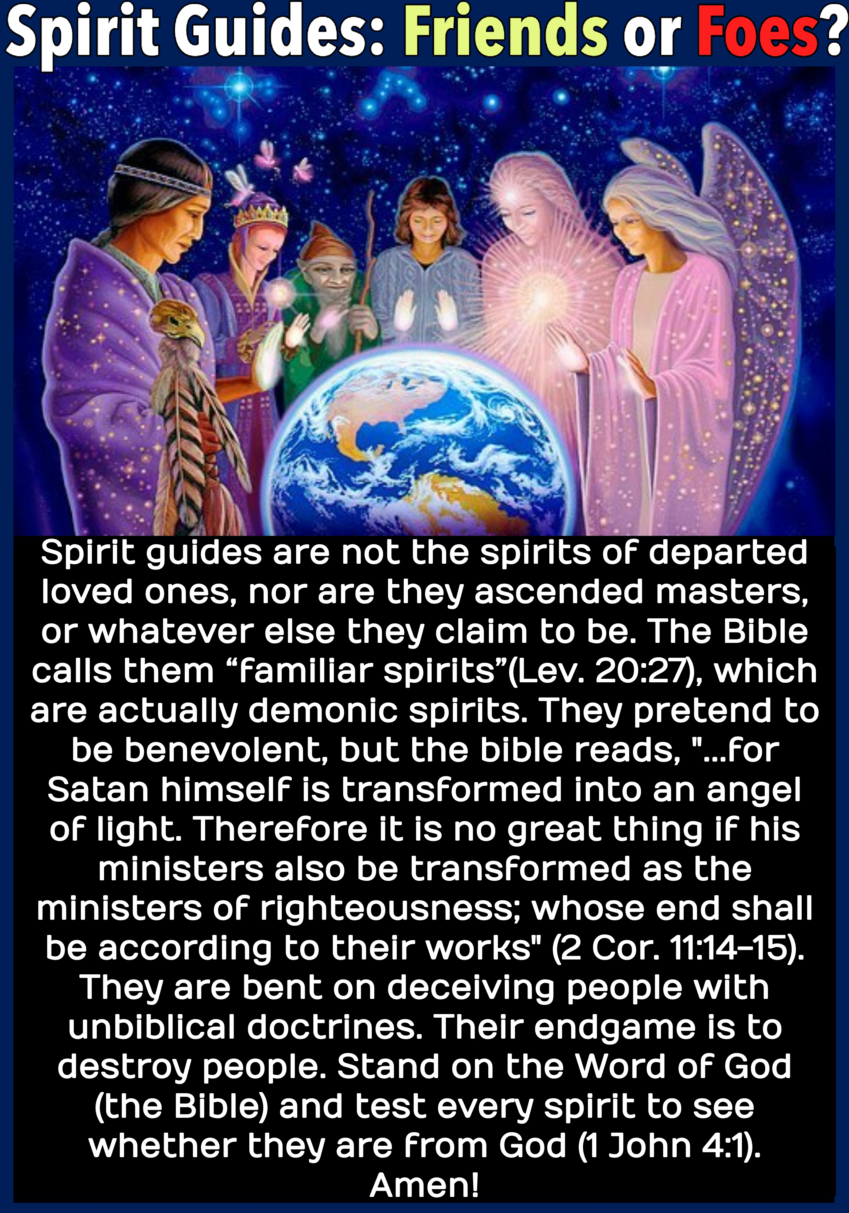 Spirit Guides Are Demons in Disguised – Jesus Truth Deliverance