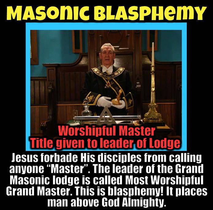 Freemason Worshipful Master But Only Jesus is the Master – Jesus Truth ...