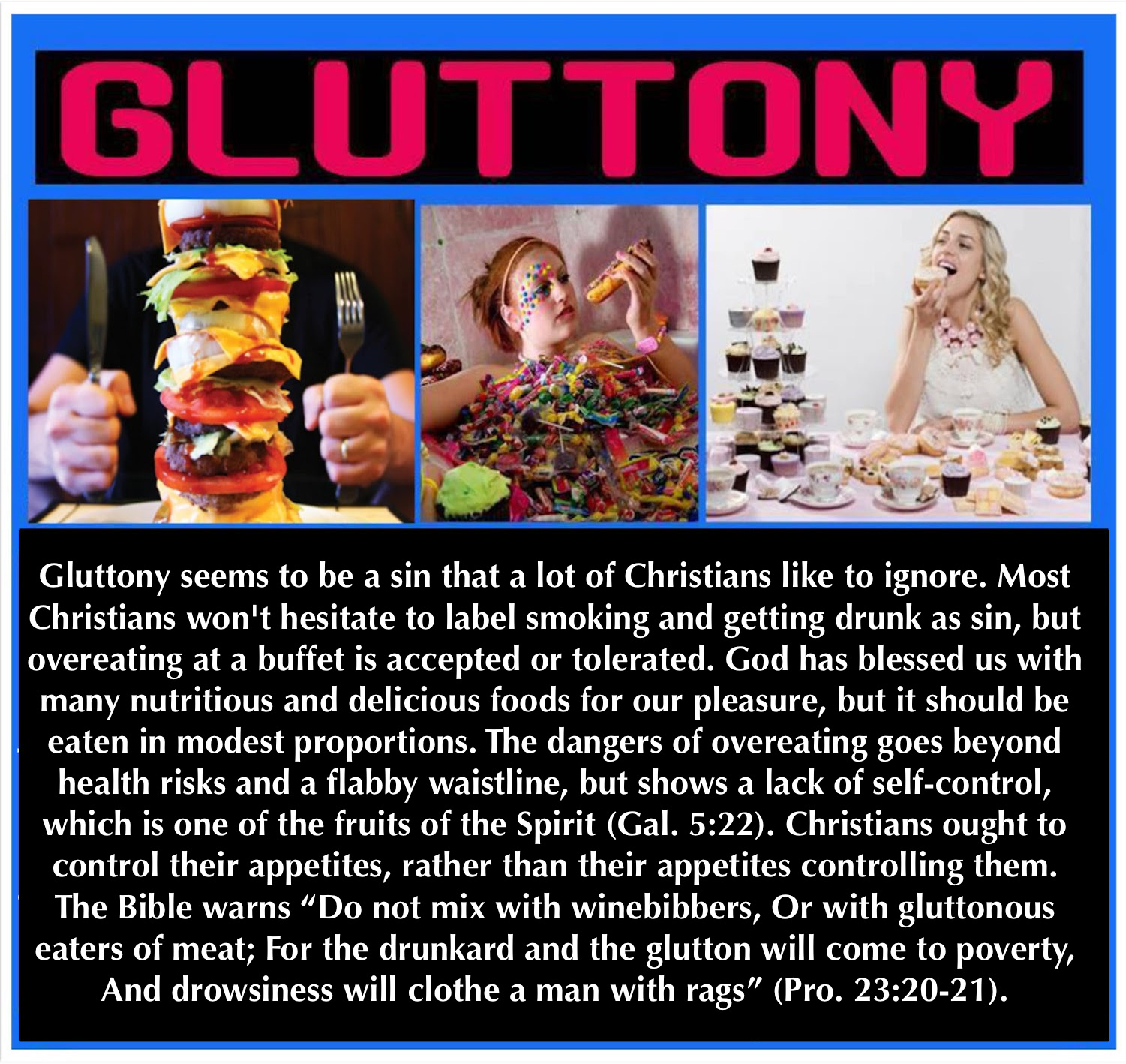 Beware of Gluttony – Jesus Truth Deliverance