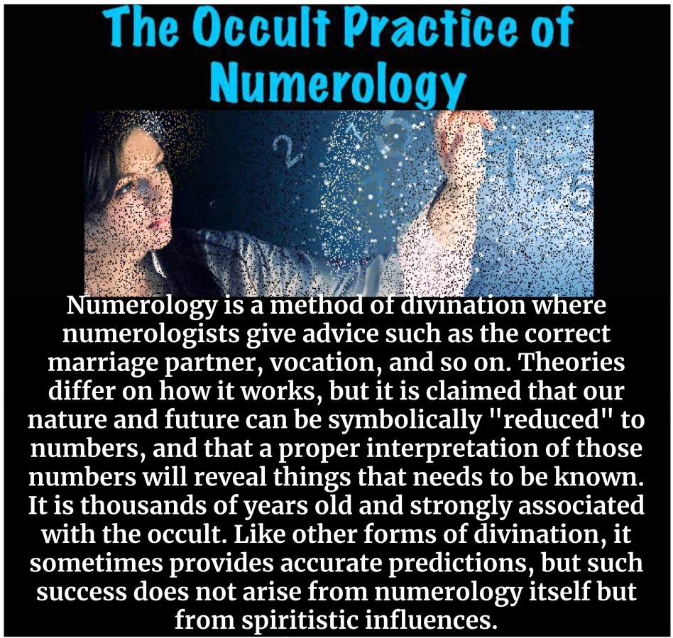 The Occult Practice of Numerology – Jesus Truth Deliverance