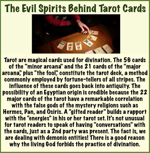 The Evil Spirits Behind Tarot Cards – Jesus Truth Deliverance