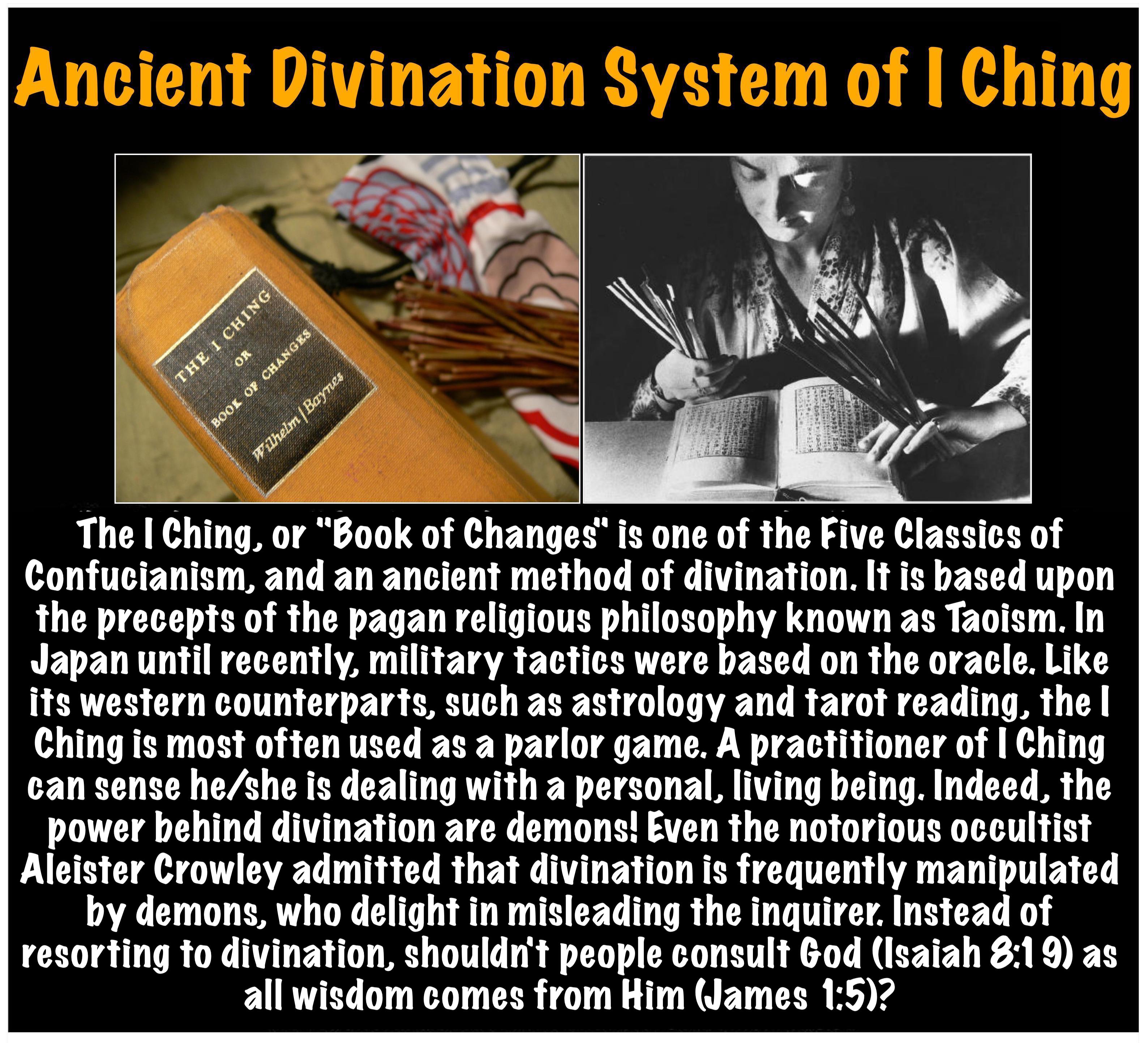 The Ancient Divination System of I Ching – Jesus Truth Deliverance